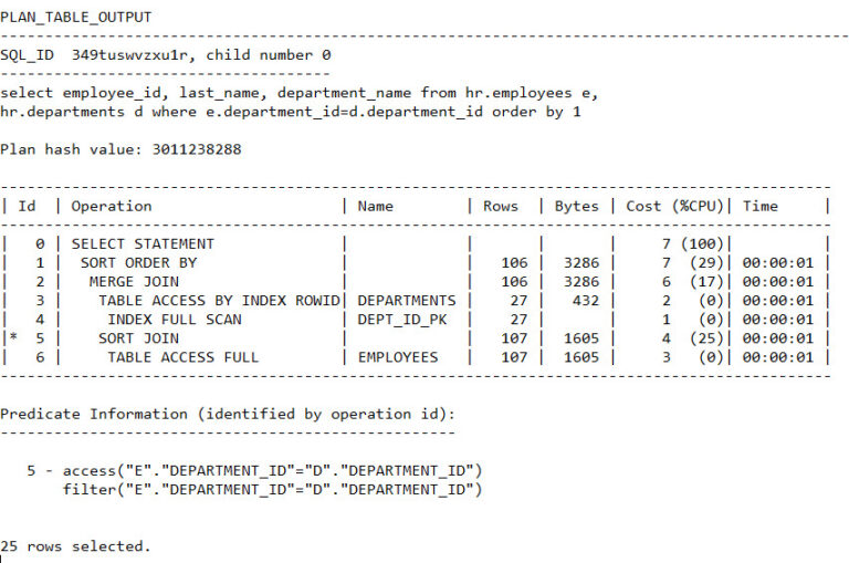 How To Identify the Execution Plan of a SQL Statement - SkillBuilders